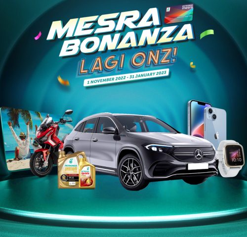 【每个月都有Winner】PETRONAS打油+消费！赢Mercedes纯电SUV🎉总值RM15K的假期礼券🏖等等丰富奖品！